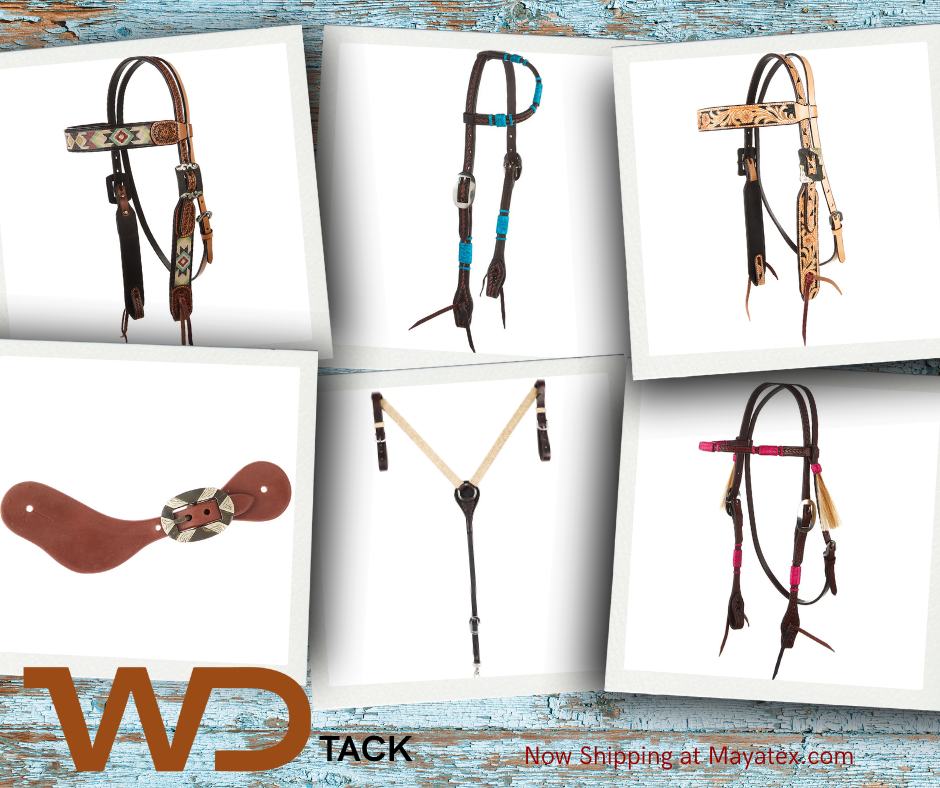 NEW at Mayatex - WD Tack - Handcrafted Western Tack with Authentic Roo